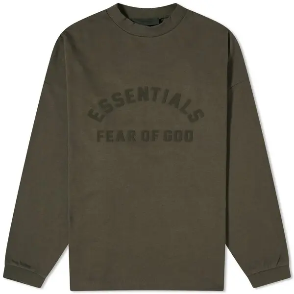 Fear Of God Spring Long Sleeve Printed T-shirt - Ink