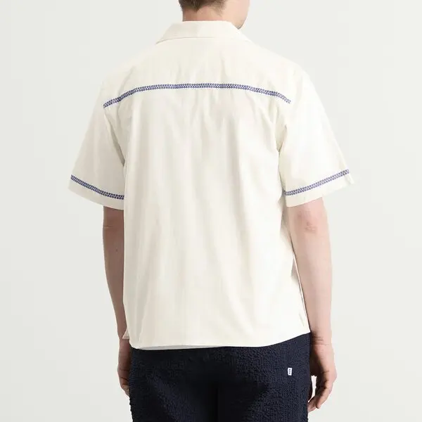 WAX LONDON Didcot Pintuck Vacation Shirt