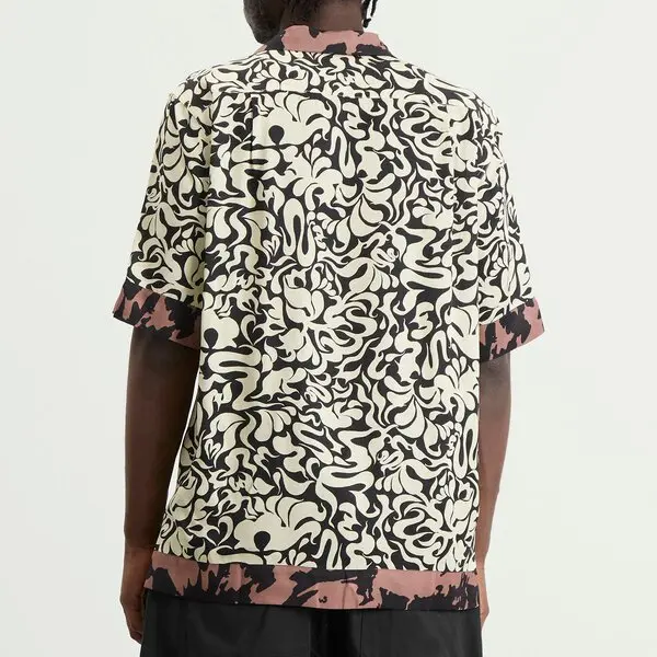 Dries Van Noten Squiggle Border Print Shirt