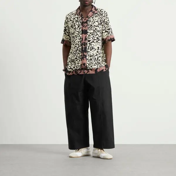 Dries Van Noten Squiggle Border Print Shirt