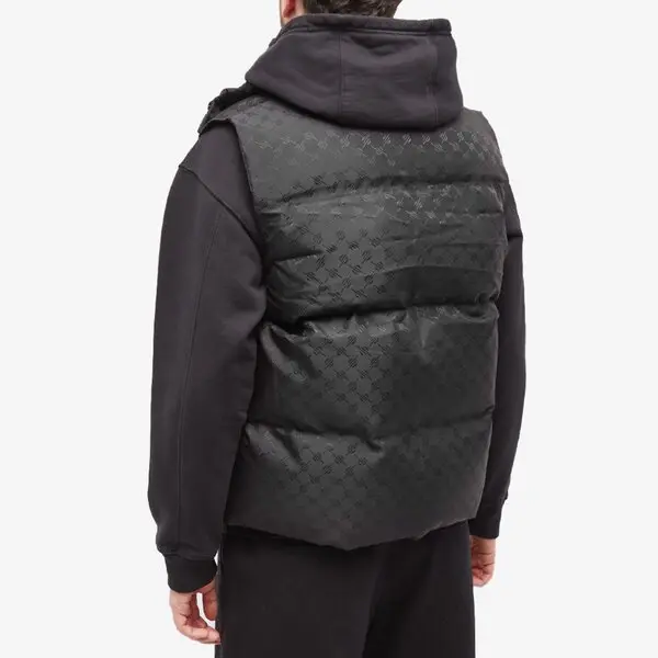 DAILY PAPER Pondo Monogram Down Vest Jacket