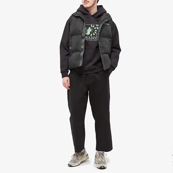 DAILY PAPER Pondo Monogram Down Vest Jacket