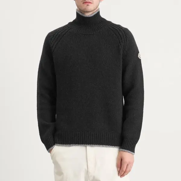 Moncler Alpaca Wool Roll Neck Jumper