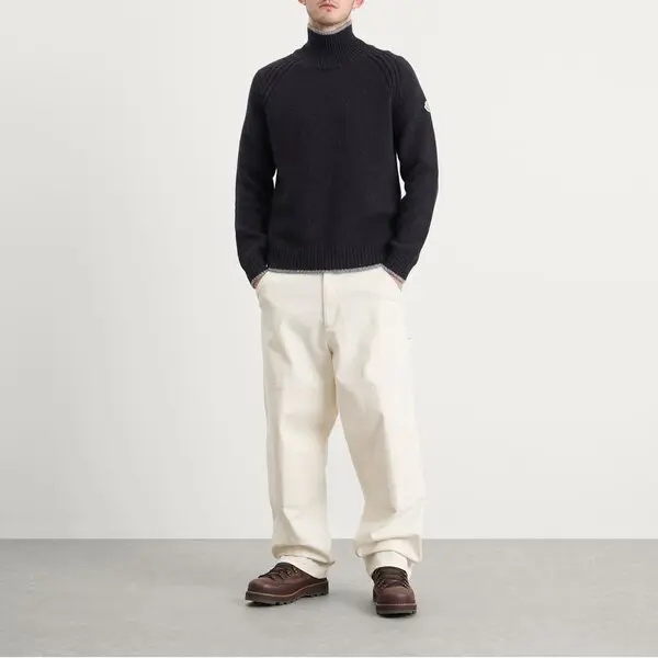 Moncler Alpaca Wool Roll Neck Jumper