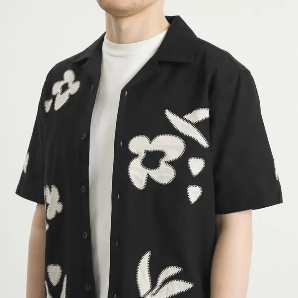 WAX LONDON Didcot Abstract People Vacation Shirt