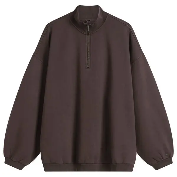 SKIMS Boyfriend Fleece Slouchy Turtleneck Pullover Sweatshirt