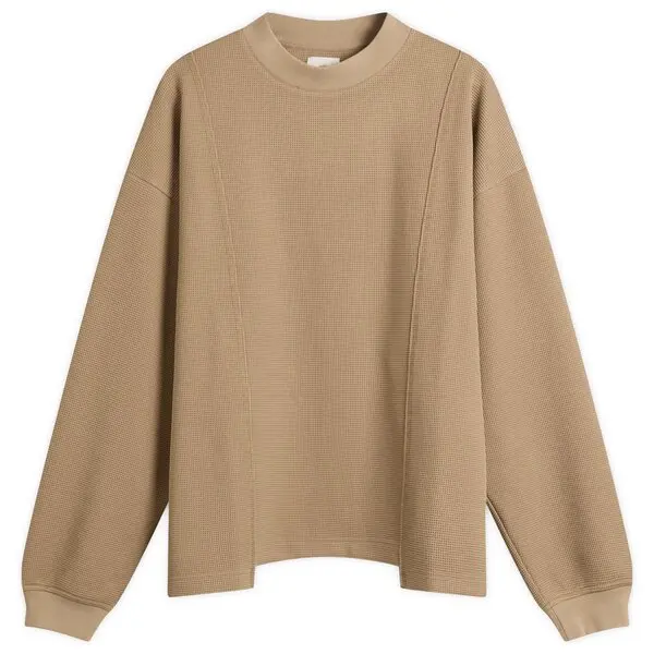 GANDER Waffle Long Sleeve Top