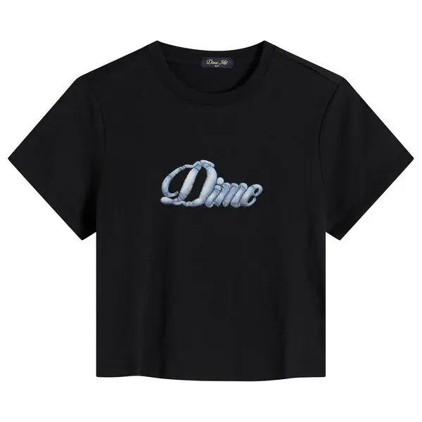 DIME Cursive Denim T-shirt
