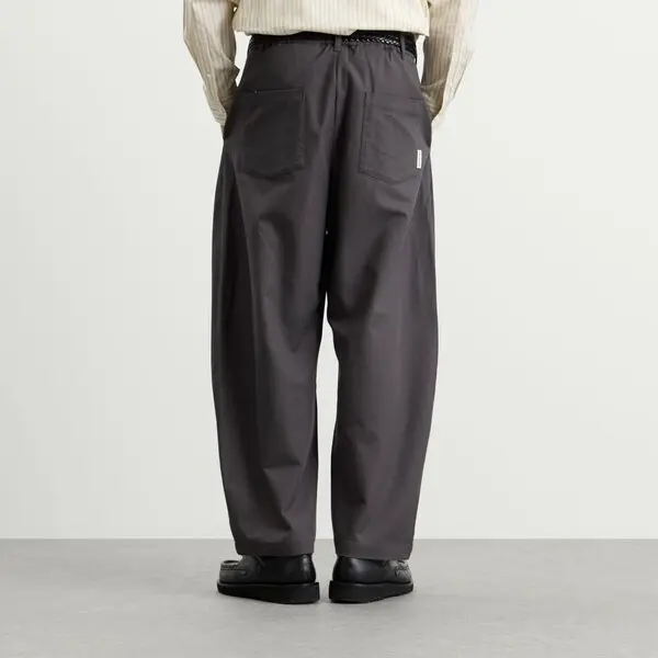 PORTER JAMES Dart-knee Pleated Trousers