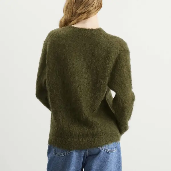 Auralee Mohair Knit Pullover