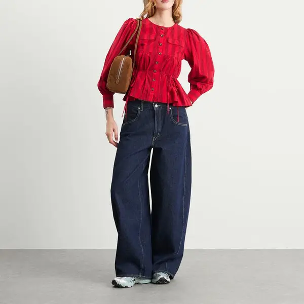 DAMSON MADDER Charlize Stripe Blouse