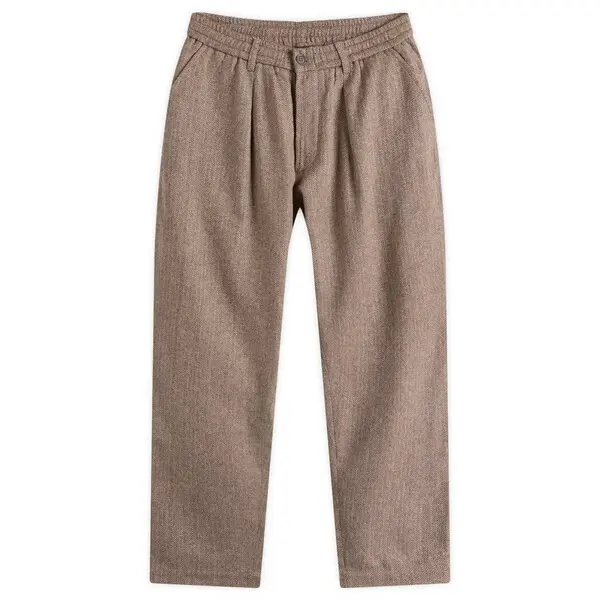 Universal Works Wool Herringbone Pleated Track Pant