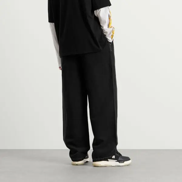 Amiri Script Linen Trouser