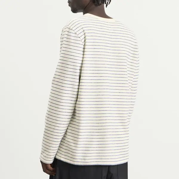 Folk Long Sleeve Textured Stripe T-shirt