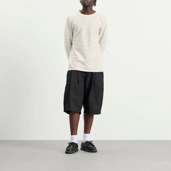 Folk Long Sleeve Textured Stripe T-shirt