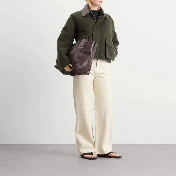 ST. AGNI Woven Large Tote