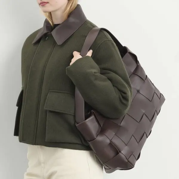 ST. AGNI Woven Large Tote