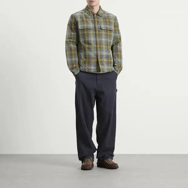 Moncler Eco Nylon Check Shirt Jacket