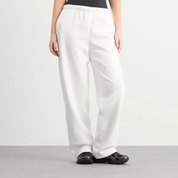 SKIMS Cotton Fleece Classic Straight Leg Pants