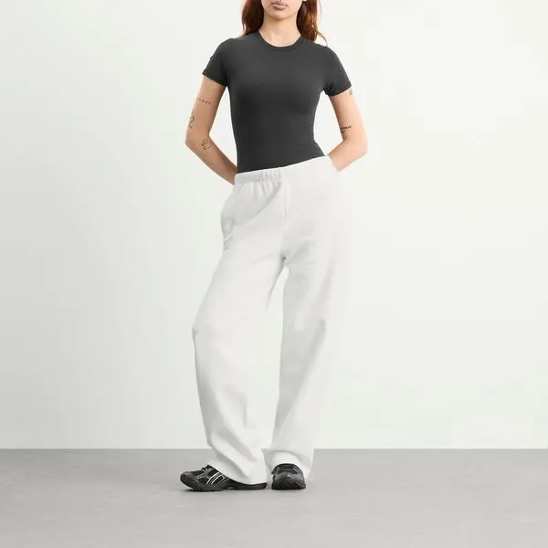 SKIMS Cotton Fleece Classic Straight Leg Pants
