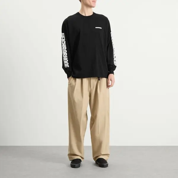 NEIGHBORHOOD Ls-1 Distorted Logo Long Sleeve T-shirt