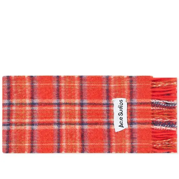 Acne Studios Veny Tartan Scarf