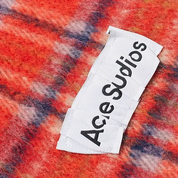 Acne Studios Veny Tartan Scarf