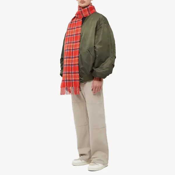 Acne Studios Veny Tartan Scarf