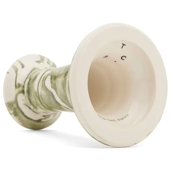 THE CONRAN SHOP Wardour Stubby Candlestick - Green