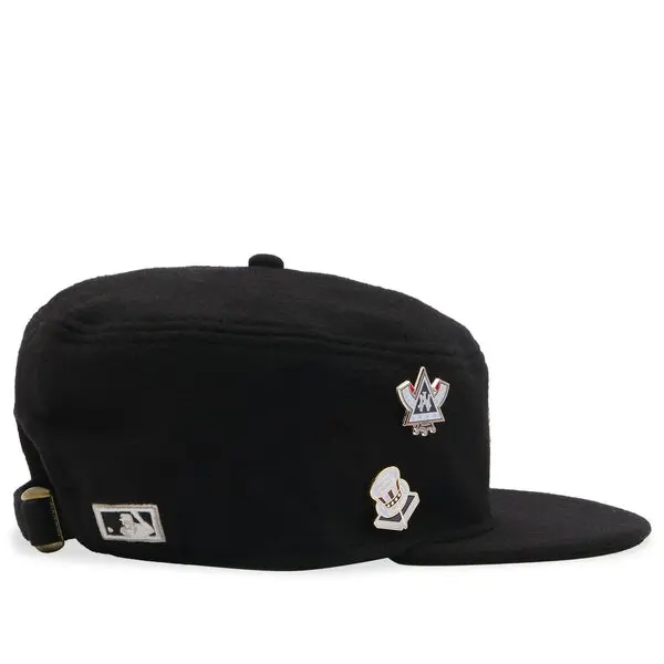 New Era New York Yankees Chainstitched Wool Pillbox Cap