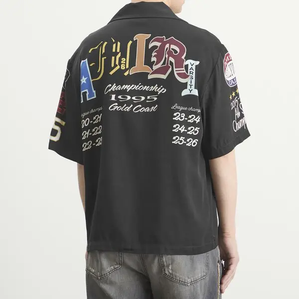 Amiri Varsity Patch Camp Shirt