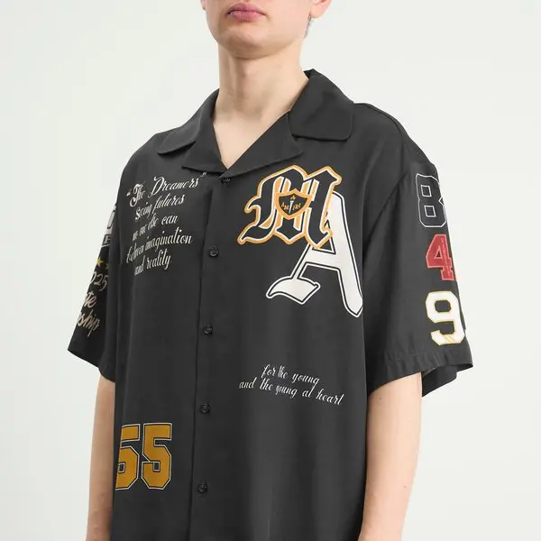 Amiri Varsity Patch Camp Shirt