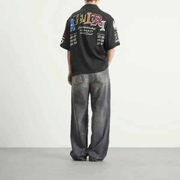 Amiri Varsity Patch Camp Shirt