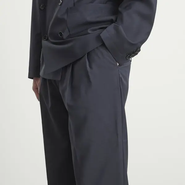 CARTER YOUNG Double Pleated Trouser