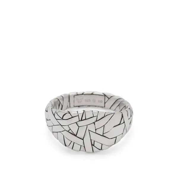 Tom Wood Small Quilt Ring - Silver