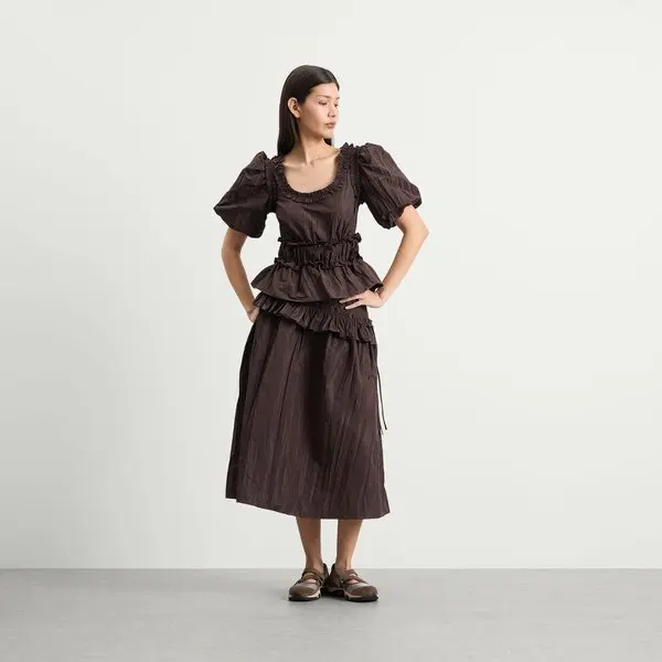 DAMSON MADDER Everly Ruffle Blouse Exclusive
