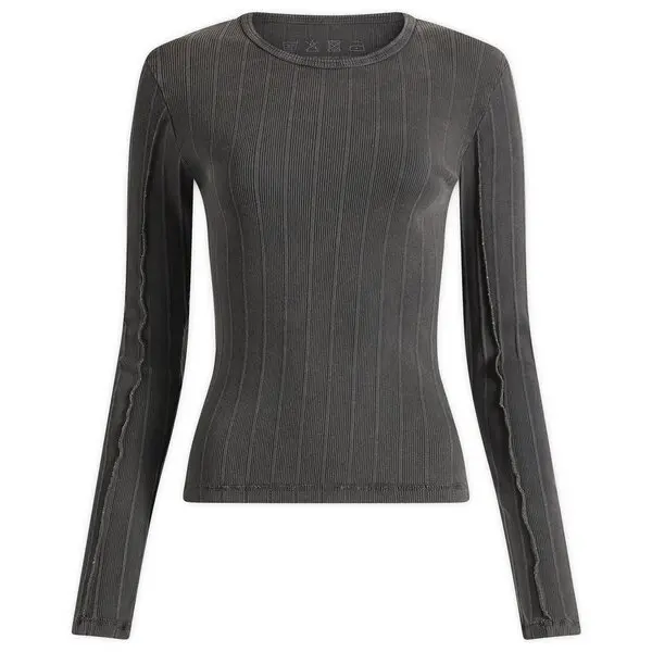MFPEN Long Sleeve Rib T-shirt - Washed Graphite