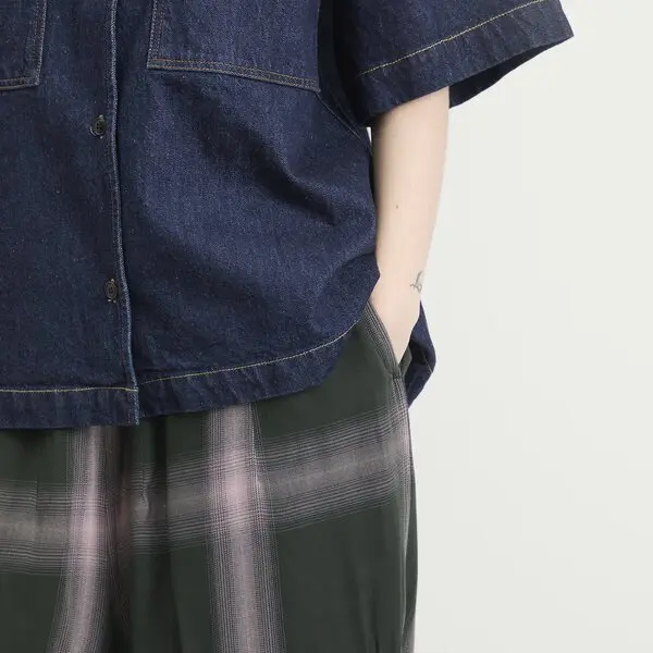 Needles H.d Rayon Plaid Pants
