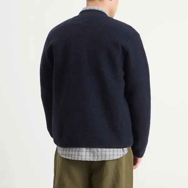 Universal Works Wool Fleece Zip Bomber Jacket