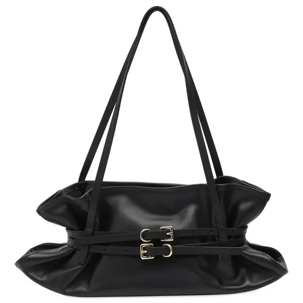 JUSTINE CLENQUET Sidney Evening Bag - Black