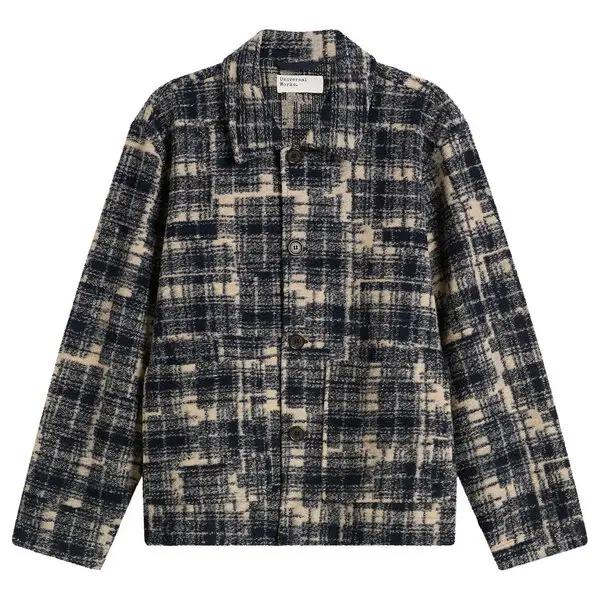 Universal Works Patch Check Fleece Rams Jacket