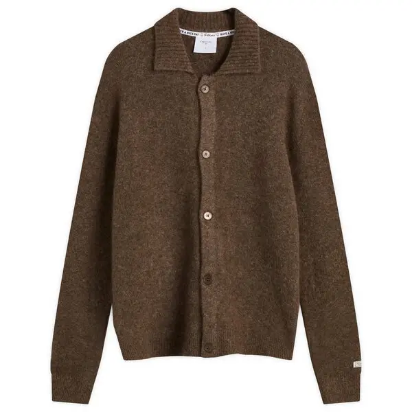 PERCIVAL Archive Soft Knitted Collared Cardigan