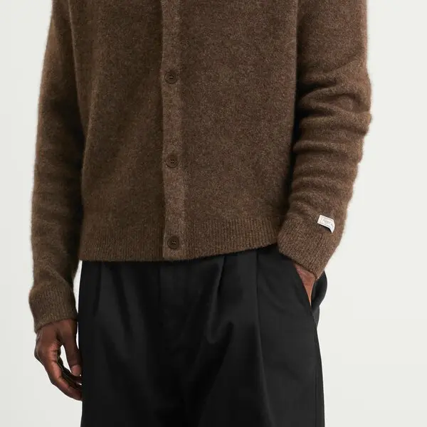 PERCIVAL Archive Soft Knitted Collared Cardigan
