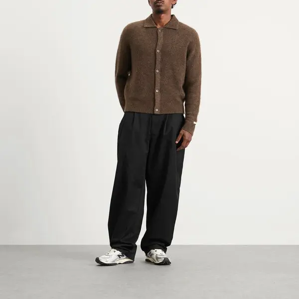 PERCIVAL Archive Soft Knitted Collared Cardigan