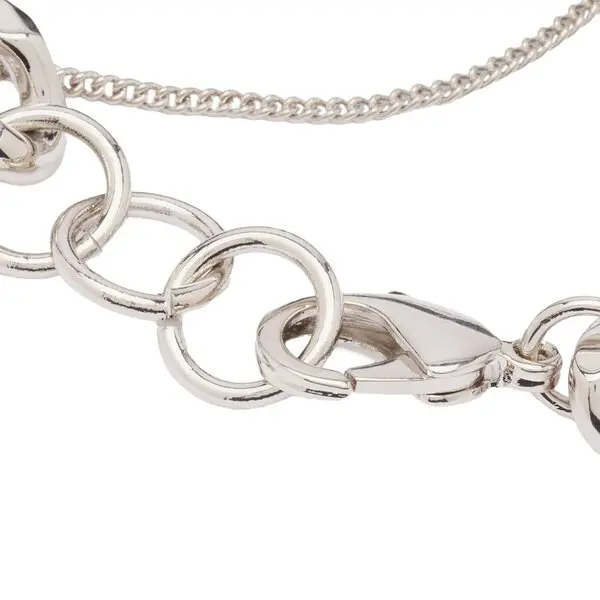 Dries Van Noten Onyx And Chain Bracelet