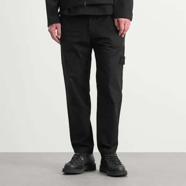 Stone Island Ghost All Weather Cotton Canvas Trousers