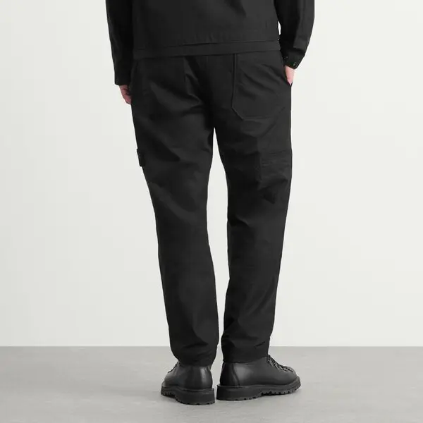 Stone Island Ghost All Weather Cotton Canvas Trousers