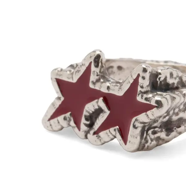 TWOJEYS Red Melted Stars Ring Exclusive