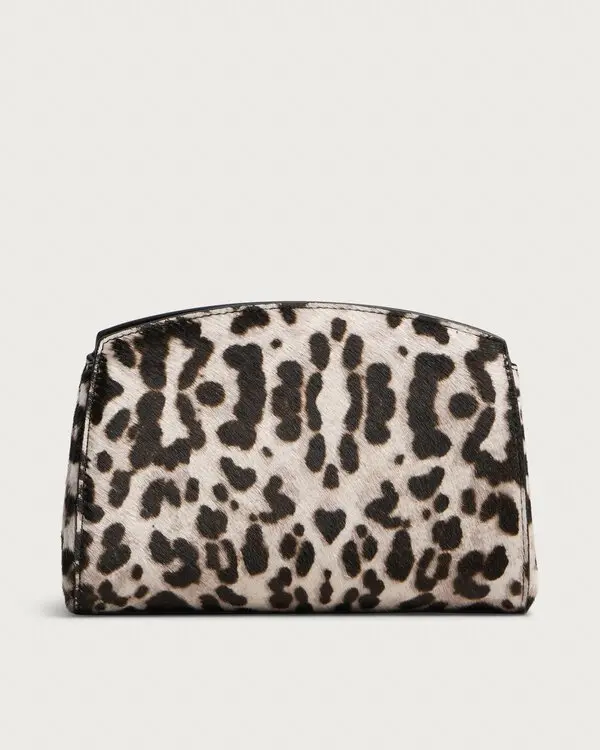 LIFFNER Pushlock Haircalf Clutch Bag
