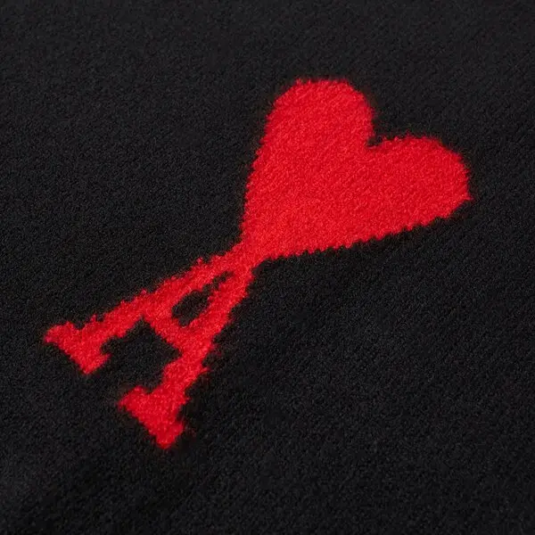 AMI Paris A Heart Crew Knit Sweatshirt